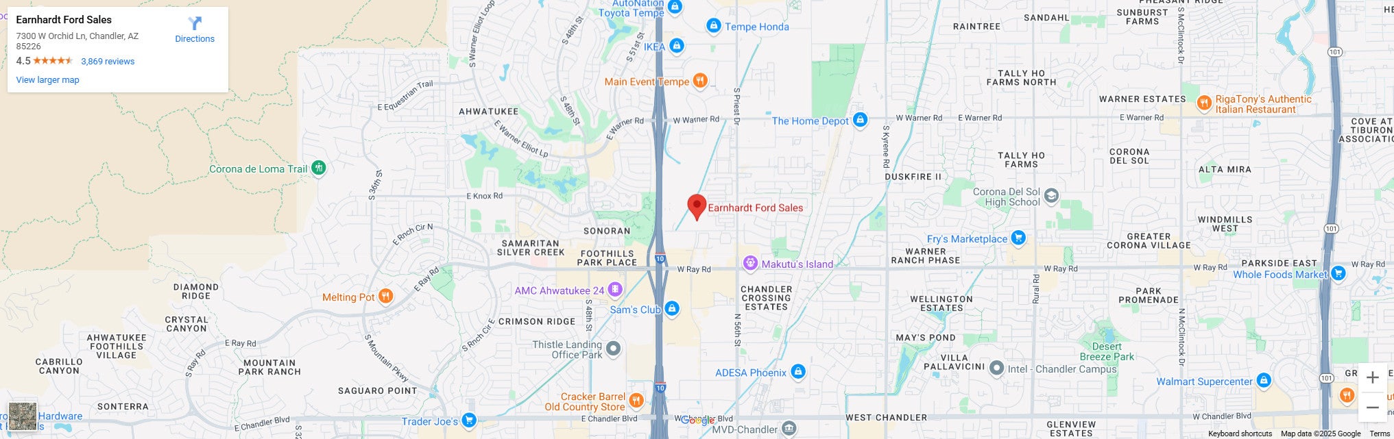 Chandler Ford Dealer in Phoenix Valley Metro area AZ | Earnhardt Ford